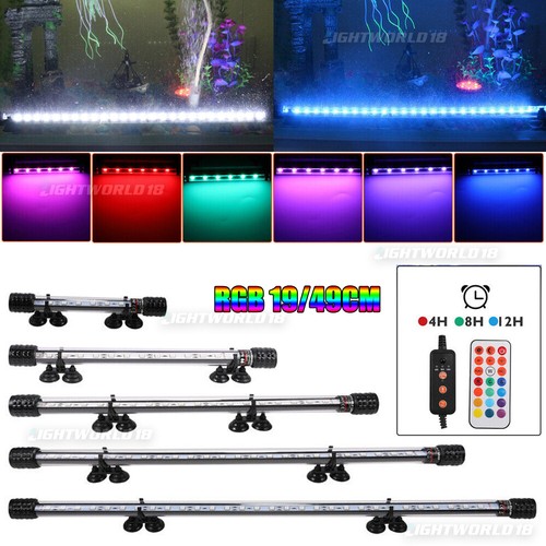 Aquarium Underwater Fish Tank RGB SMD LED Light Submersible Strip Lamp ...