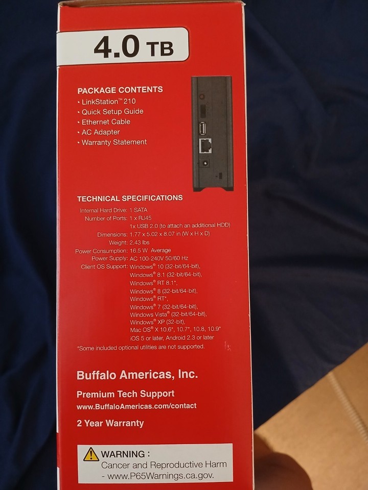 Buffalo LinkStation 4TB Personal Cloud Storage LS210D | eBay