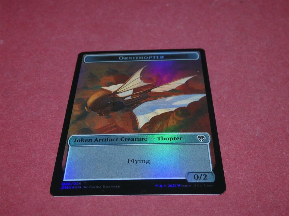 Magic the Gathering: MTG: Foil Soldier Token / Ornithopter Token | eBay
