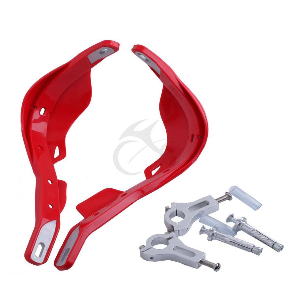 7/8" Brush Hand Guards For Honda XR CR XL TRX CRF 250 350 400 450 Red ...