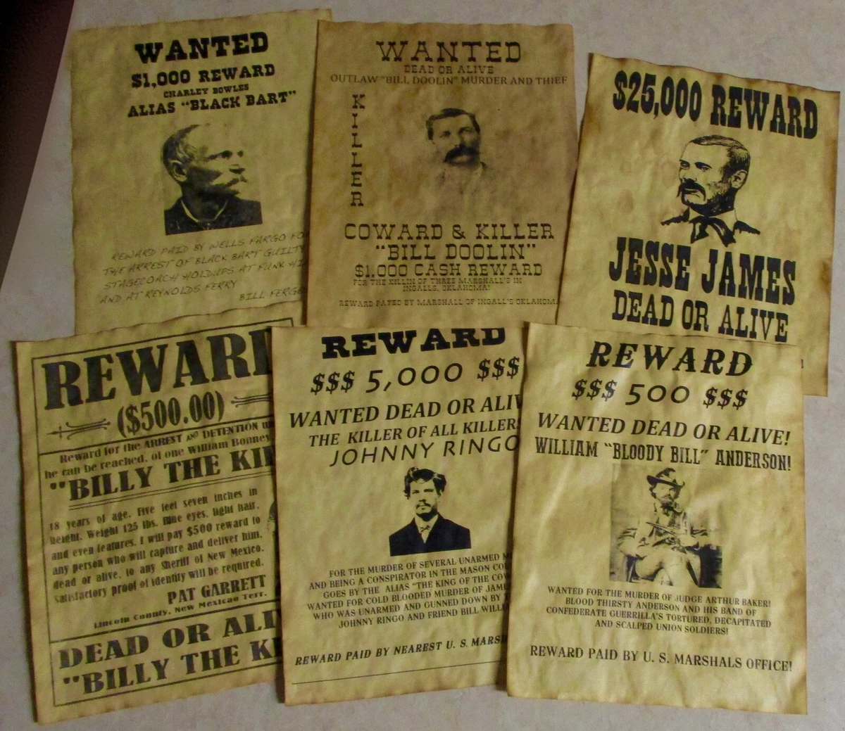 Johnny Ringo Wanted Poster
