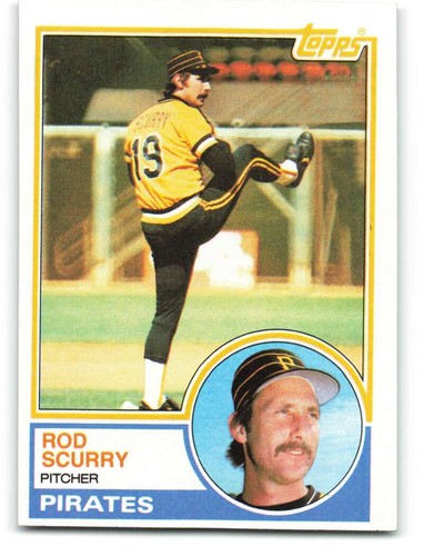 1983 Topps #537 Rod Scurry NM Near Mint Pirates | eBay