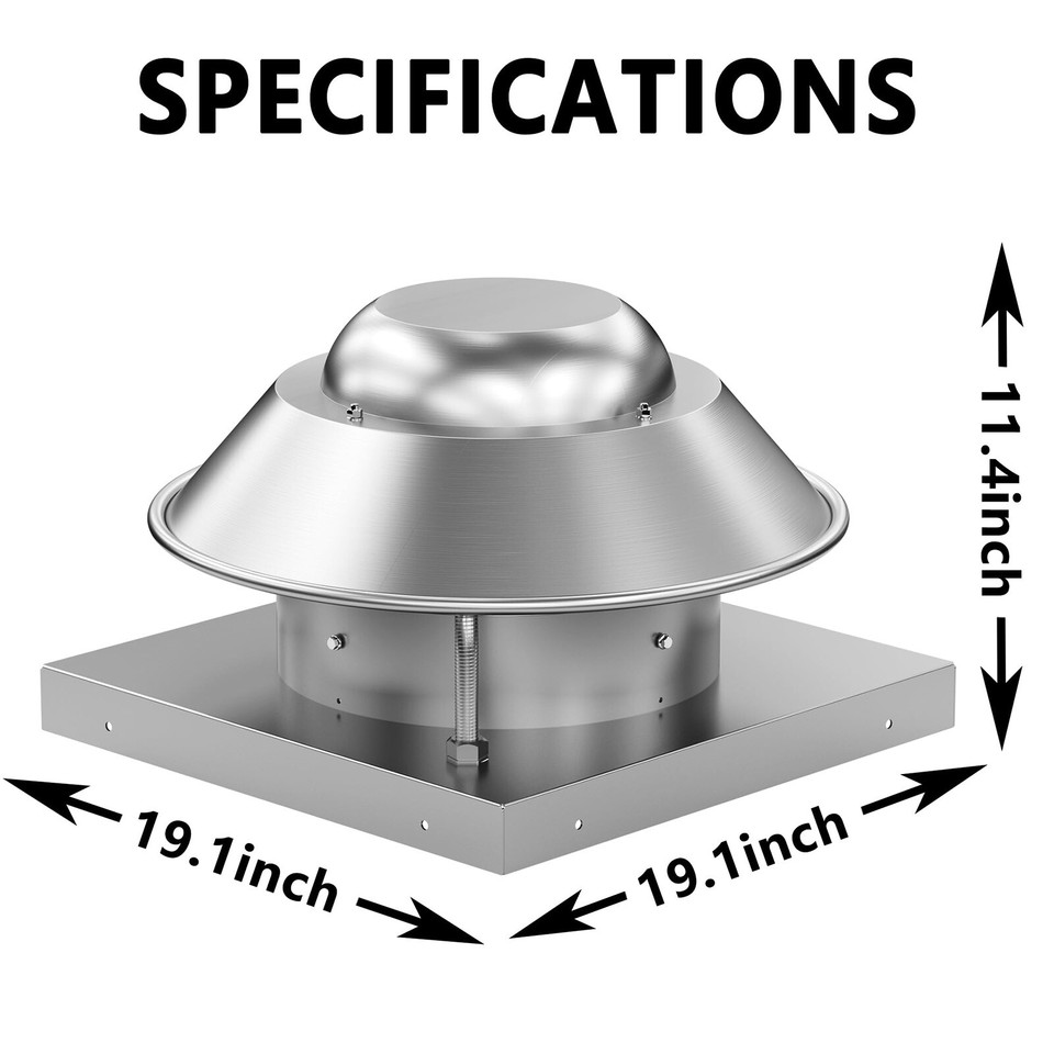 Axial Roof Exhaust Fan Downblast Fan Ventilation Fan For Restaurant ...