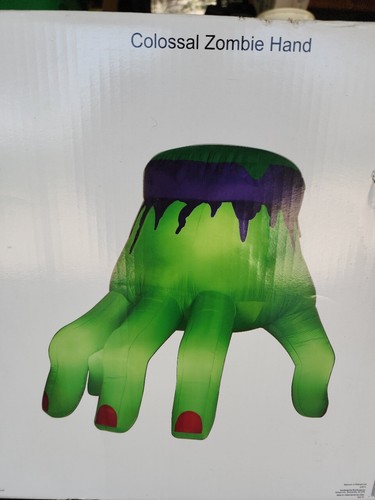NEW 13 FT Zombie Hand Colossal Airblown Inflatable Halloween | eBay