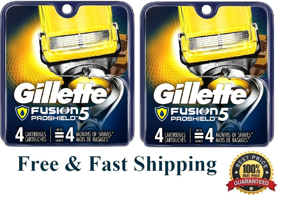 Gillette Fusion Proshield Razor Blades Refil Cartridge fit Flexball ...