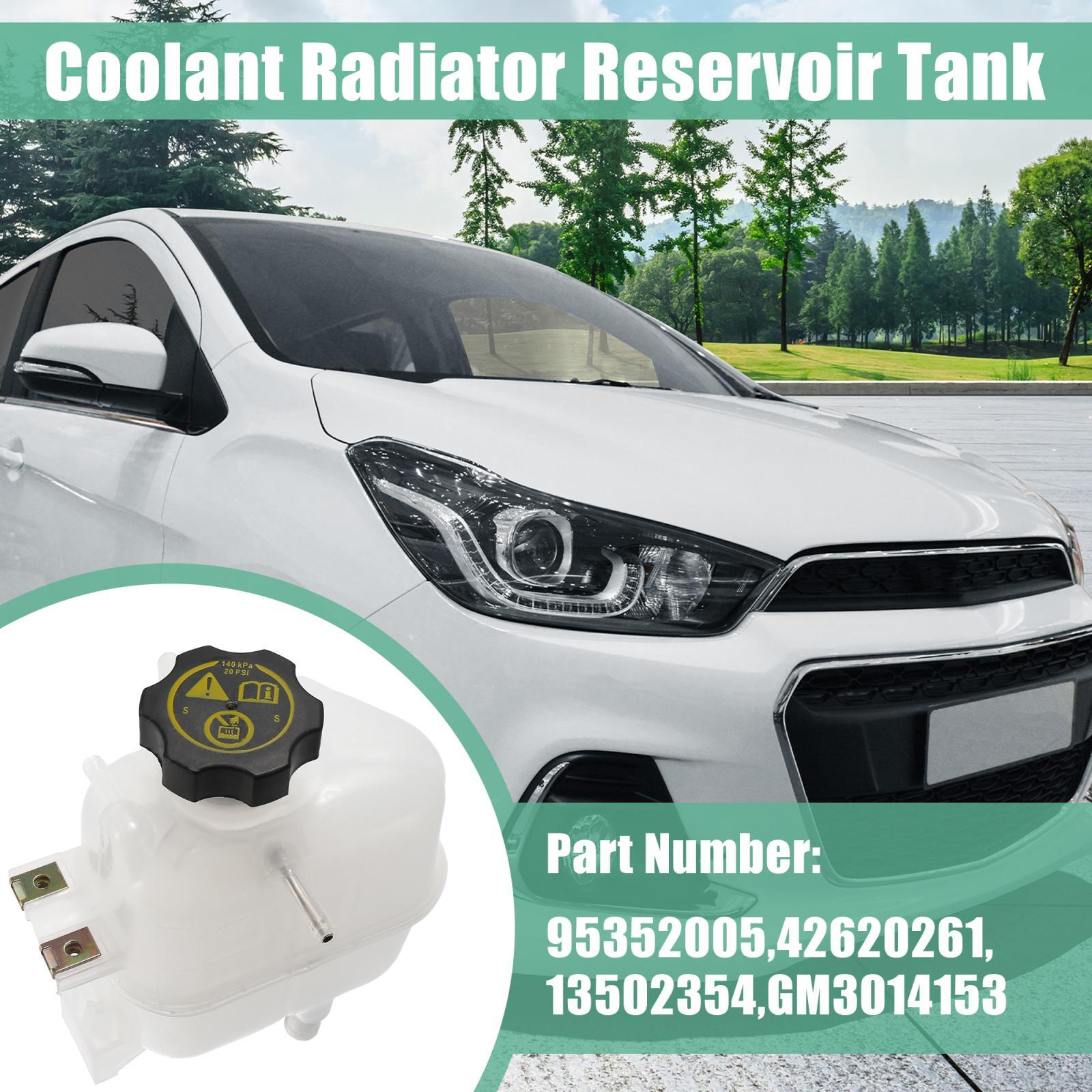 Coolant Radiator Reservoir Tank for Chevrolet Spark 2013-2015 w/ Cap ...