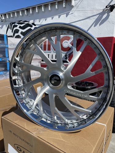 28x10 FORGIATO SINCRO XL FLOATING CAP 6x5.5 CADDY ESCALADE TAHOE CHEVY ...