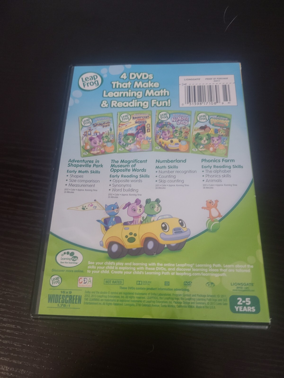 Leapfrog: the Complete Scout and Friends Collection (DVD) for sale ...