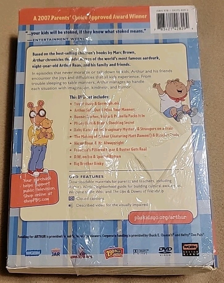 NEW Arthur - Season 11 (DVD, 2008, 5-Disc Box Set) PBS Kids OOP SEALED ...