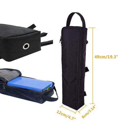 49cm/19" Electric Bike Case Bag Storage Bicycle Ebike MTB Li-Ion ...