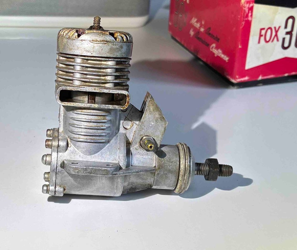 VINTAGE FOX 36X Control Line Combat Model Airplane Engine in Original ...