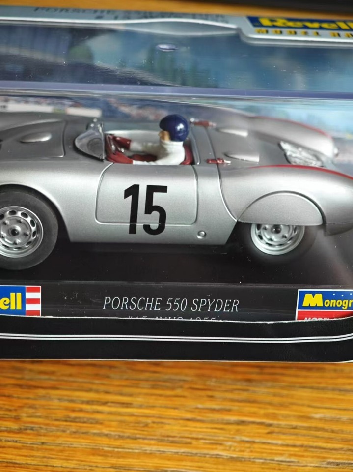 Revell Monogram 08363 Porsche 550 Spyder #15 Avus 1955 1/32 Slot Car ...