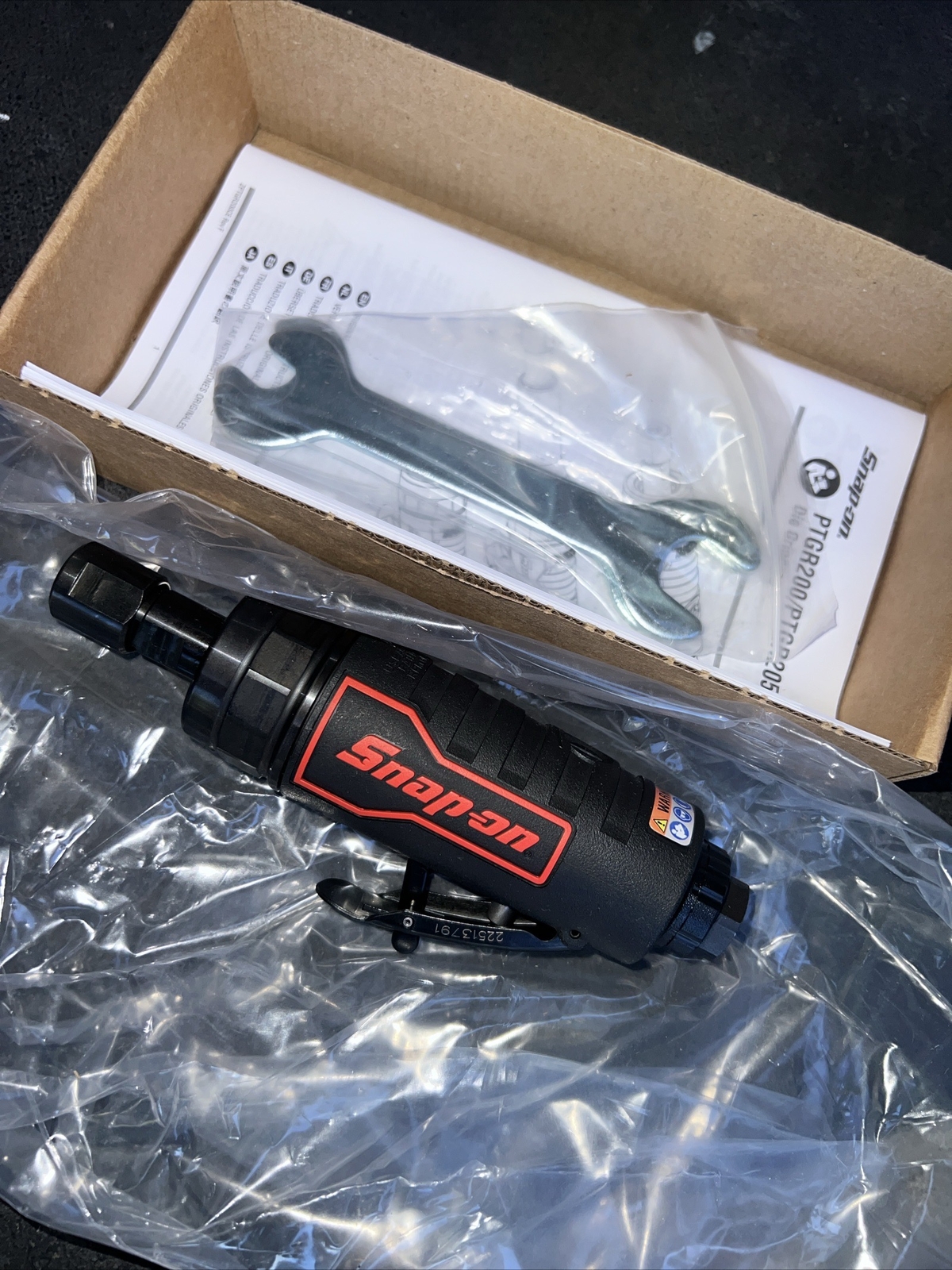 Snap-on PTGR200 Air Power Straight Die Grinder for sale online | eBay