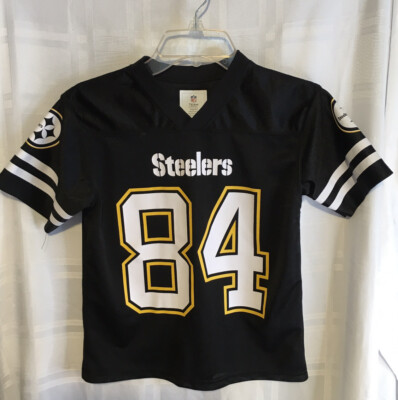 NFL Team Apparel Pittsburgh Steelers #84 Brown Jersey Youth M (10-12 ...