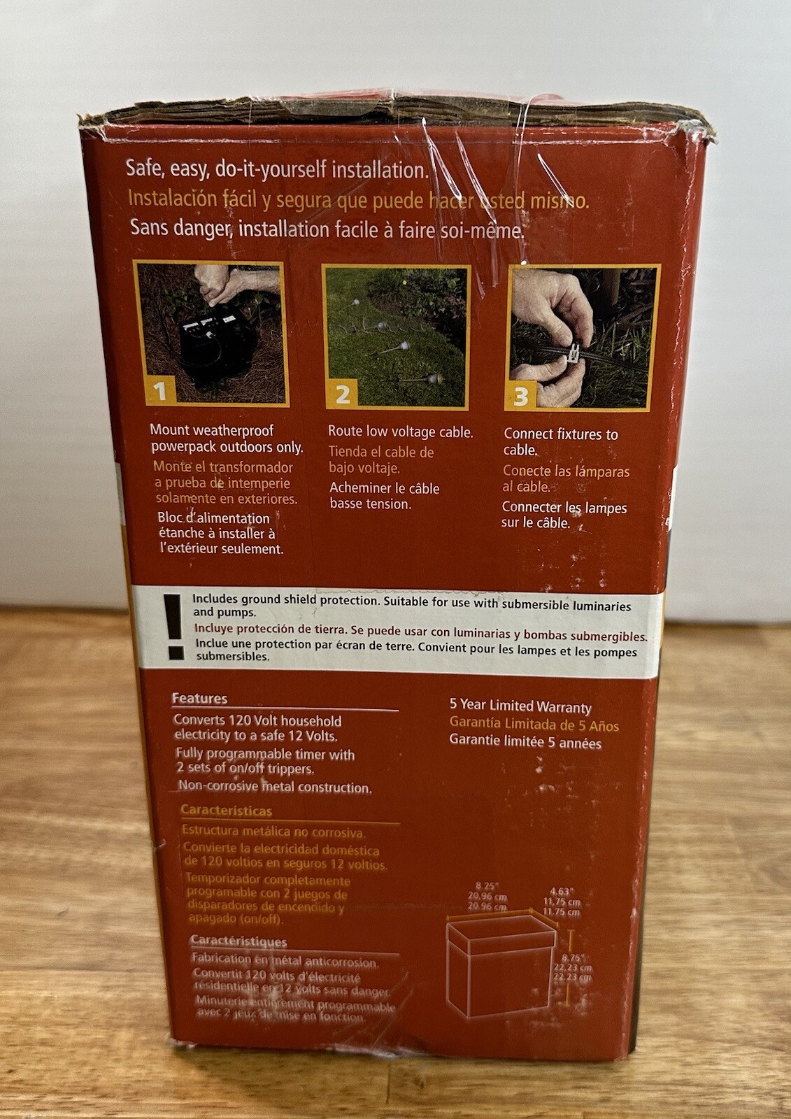Malibu 600 Watt Power Pack Low Volt Transformer w/Timer For Landscape ...