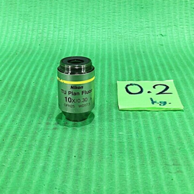 Nikon TU Plan Fluor 10x/0.30 A, Objective Lens as photo, sn:2100A ...