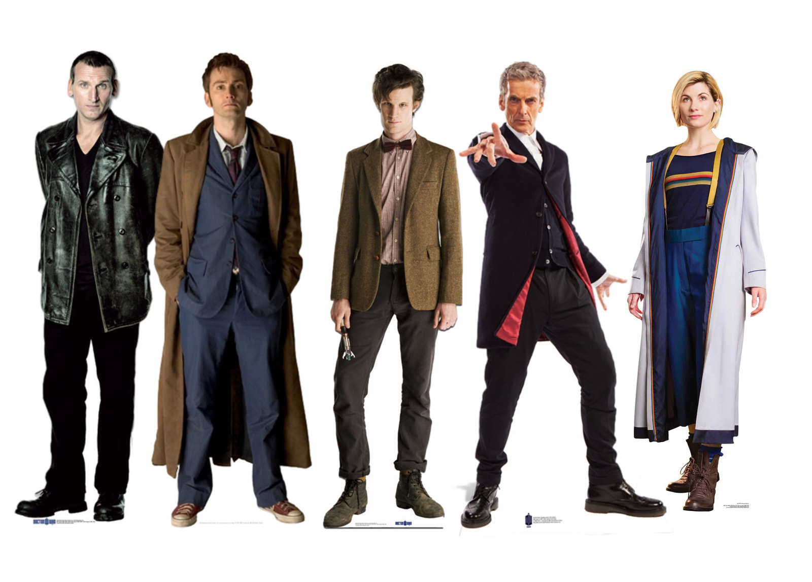 Doctor Who Lifesize Cardboard Cutouts Official Bumper Collection of 5 ...