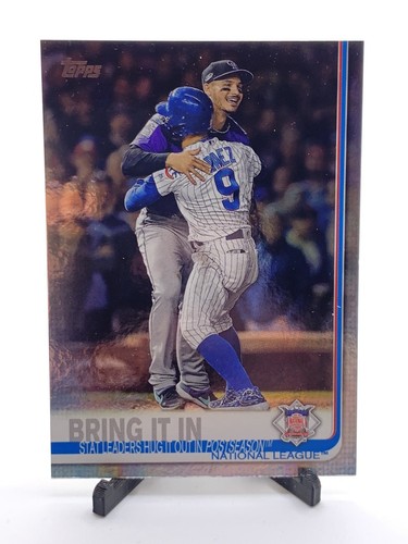 2019 Topps Checklist Rainbow Foil Nolan Arenado Javier Baez Bring It In ...