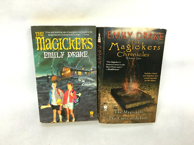 Lot Softcover 2 Books Magickers by Emily Drake PB Paperback Fantasy ...