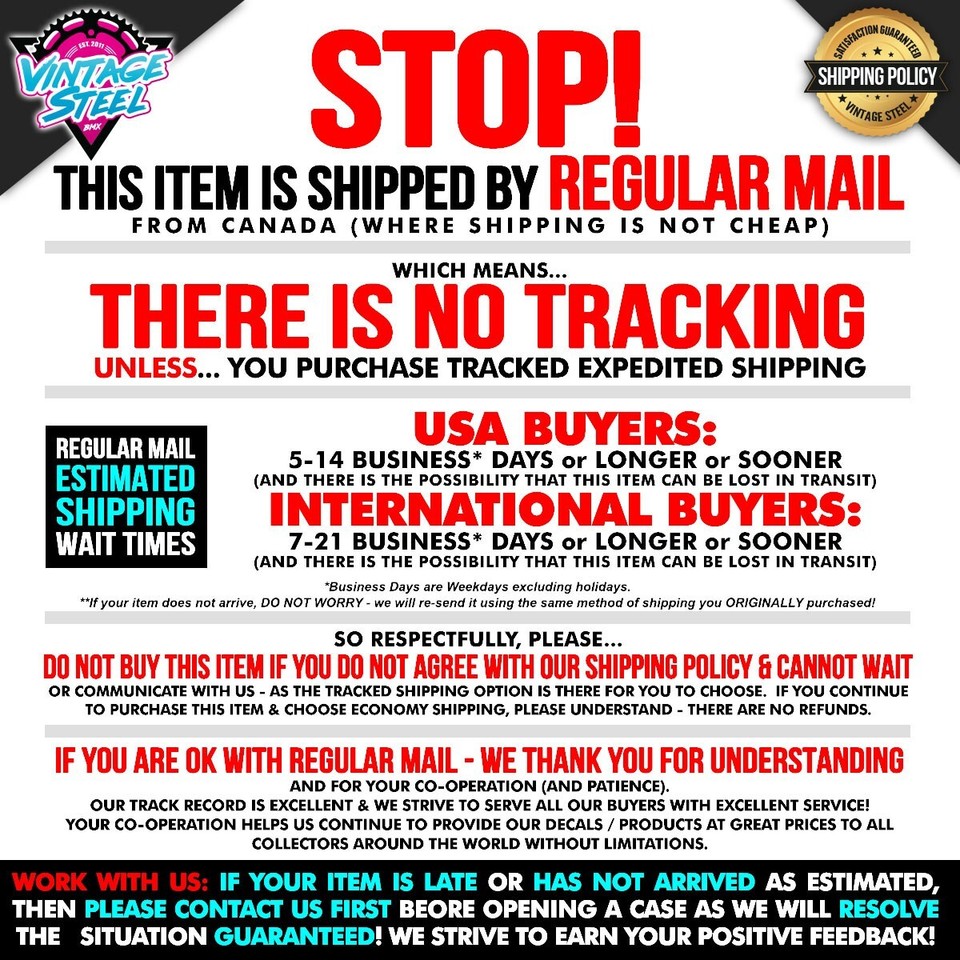 DG BMX Decal - Performance Head Tube Decals Stickers - 1979-1980 - 2 ...