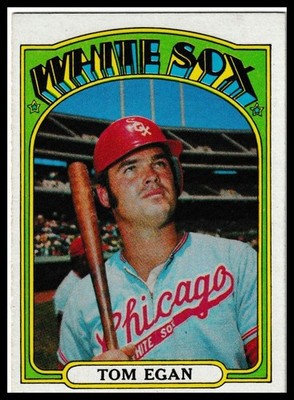 1972 Topps #207 Tom Egan Chicago White Sox | eBay