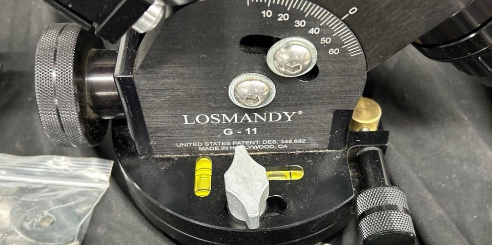 Losmandy G-11 Equatorial Telescope Mount W/ 492 Drive System & Remote ...