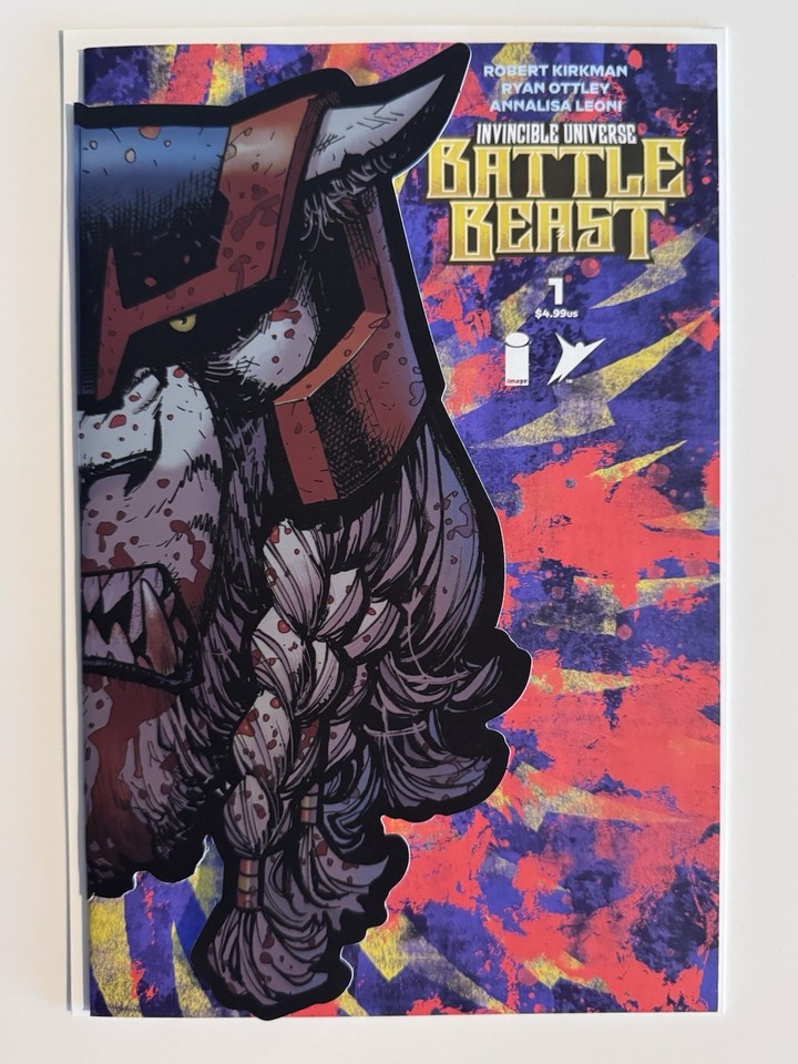 INVINCIBLE BATTLE BEAST 4 Comic Lot - 1:25 cover + Die Cut + 2x Blind ...
