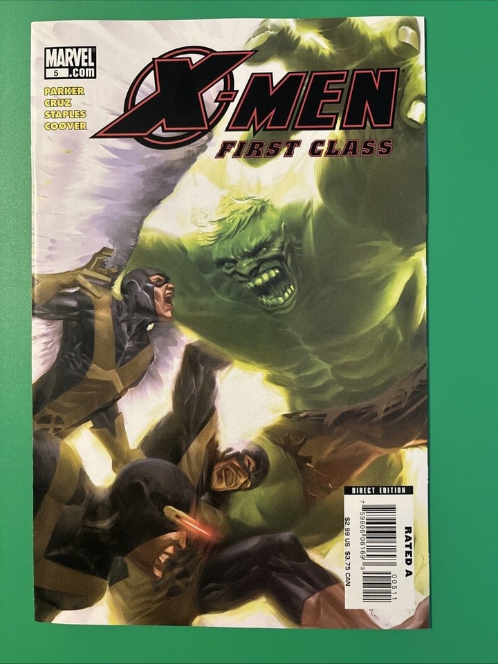 X-Men First Class #5 First Print Marvel Comic (2007) Cyclops Jean Grey ...