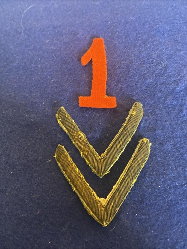 Original WWI US Army Patch Lot (3) -1st Division- Wool and Two Service ...