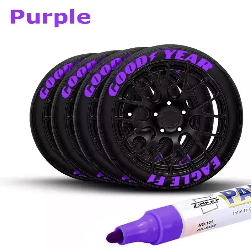 Waterproof Permanent Paint Marker Pen Car Tyre Tire Tread Rubber Metal ...