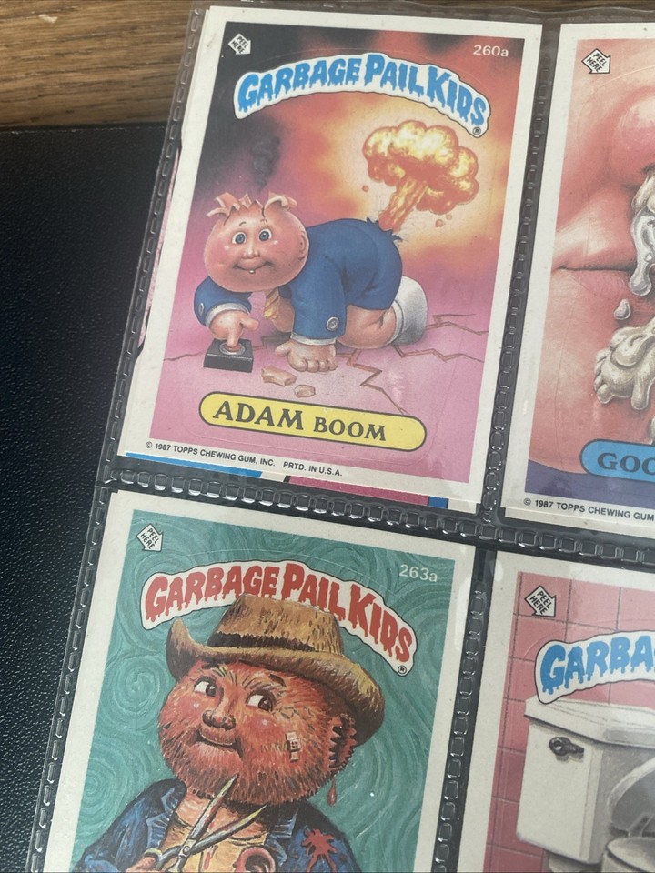 1987 Topps Garbage Pail Kids 7th Series Complete Card 251-292 Both A ...