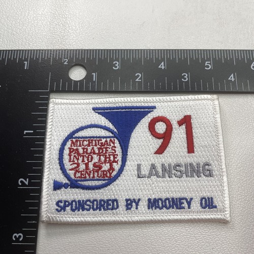 Vtg 1991 MOONEY OIL MICHIGAN PARADES INTO THE 21st CENTURY Patch ...