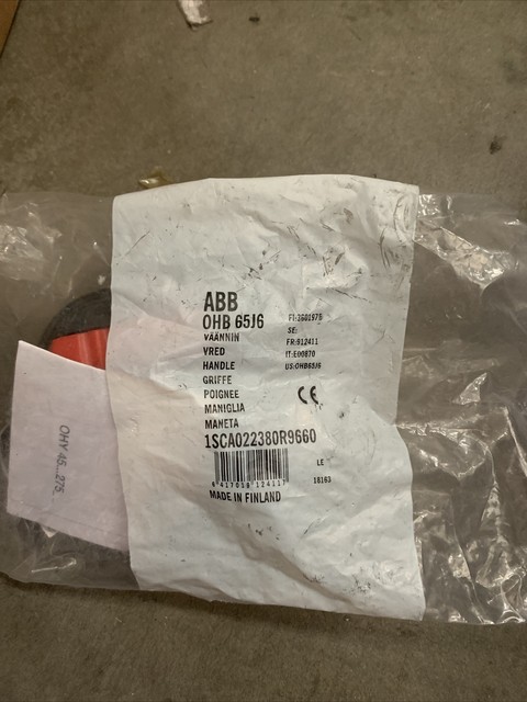 ABB Ohb65j6 Pistol Handle 6x65mm Black Lock-out C for sale online | eBay