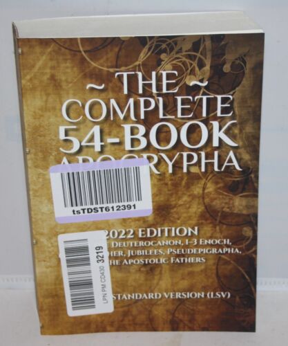 Complete 54-Book Apocrypha : 2022 Edition with the Deuterocanon ...