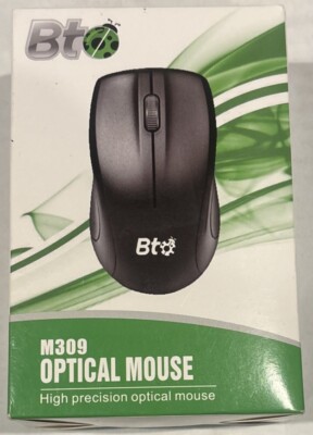 High Precision Optical Mouse BTO M309 Wired USB 3 Button Ergonomic ...