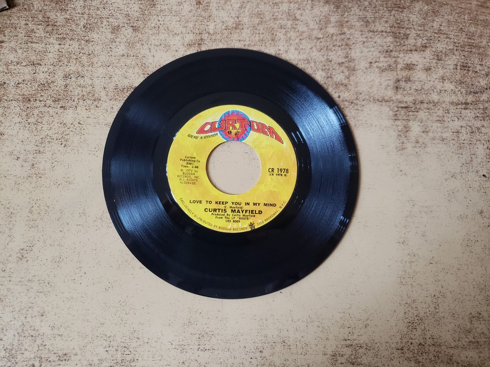 1970s VG+ Curtis Mayfield – Superfly / Love To Keep You In My Mind 1978 45 | eBay
