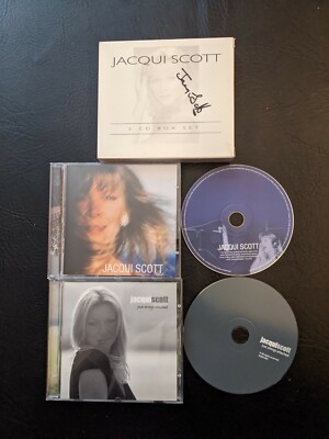 Jacqui Scott + Just Strings Attached 2 CD Box Set Autographed Signed | eBay