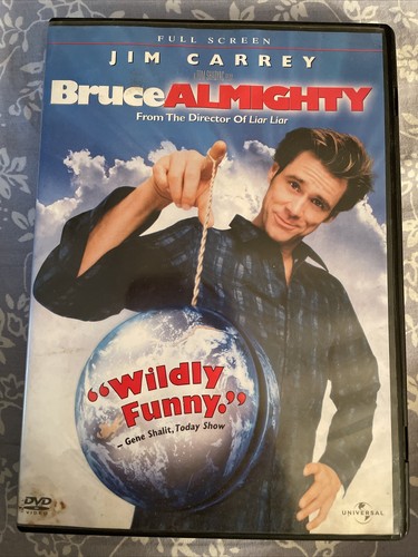 Bruce Almighty (DVD, 2003) Comedy, Fantasy, Jim Carrey, Morgan Freeman ...