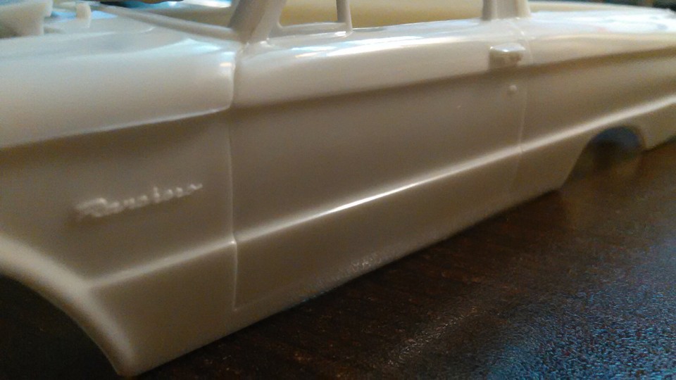 60 1960 Ford Ranchero 1/25 Hood Body Glass Chrome Grille Bumper Model ...