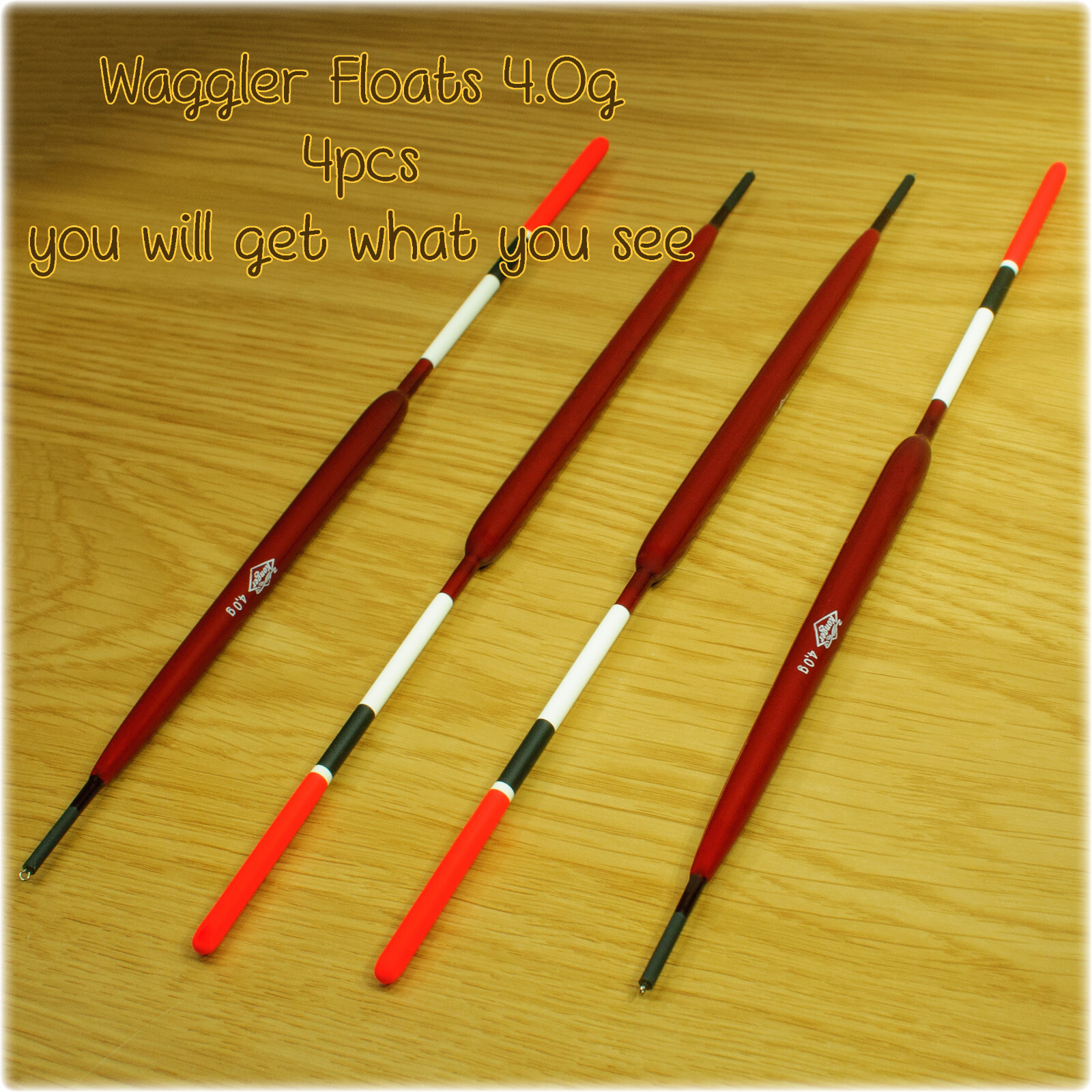 Waggler Fishing Float Set Sensitive Bodied 2g 3g 4g Bream Roach Coarse ...