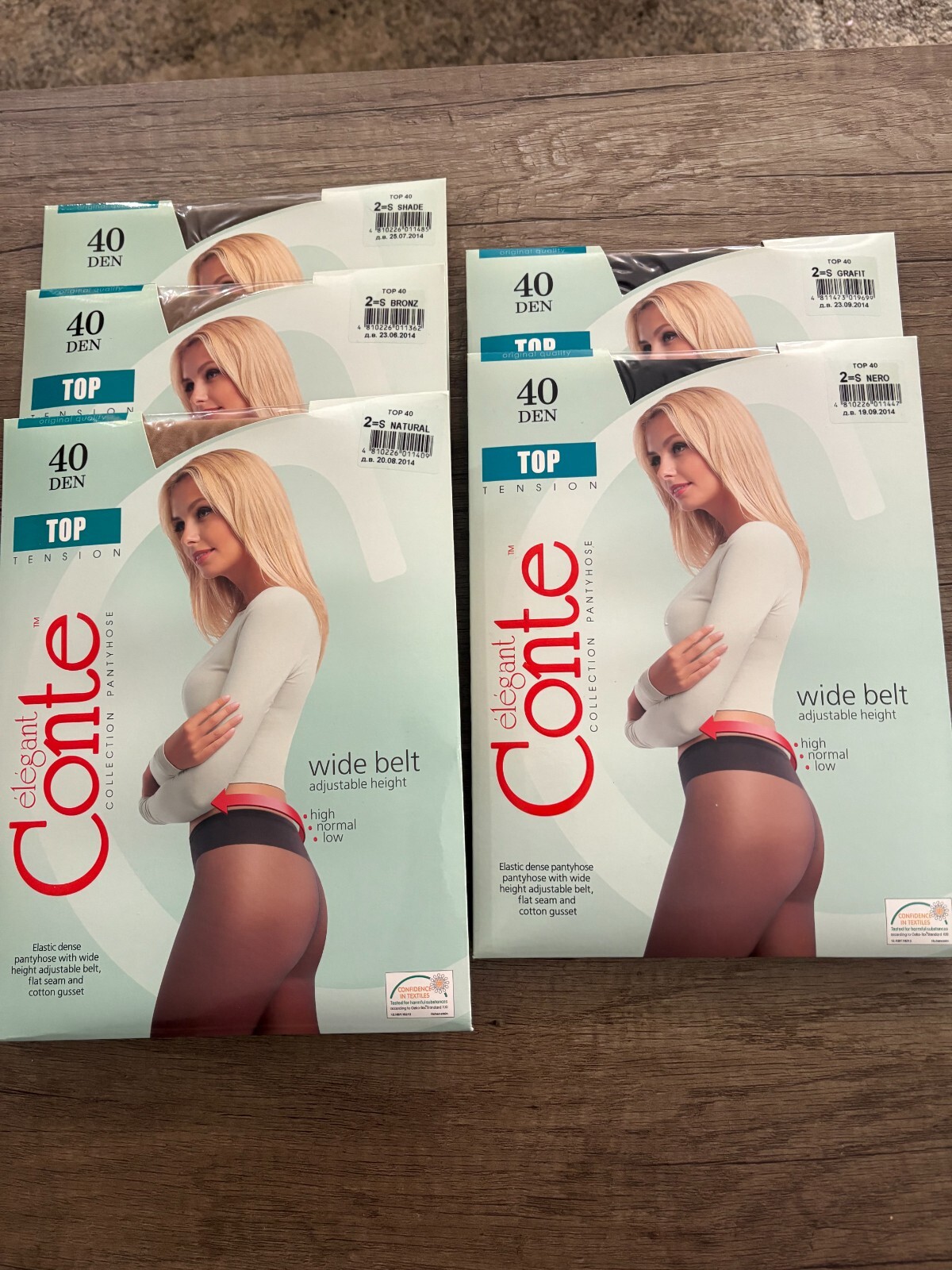 Conte Top tension 40 den - Wide belt Microfibre Women Pantyhose lot | eBay