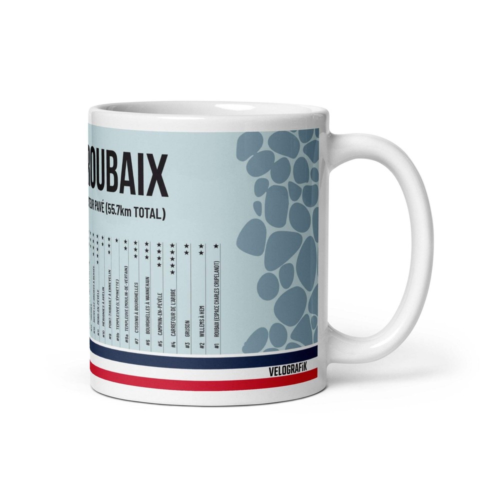 Paris - Roubaix Course Secteur Pavé Cycling Mug | eBay UK