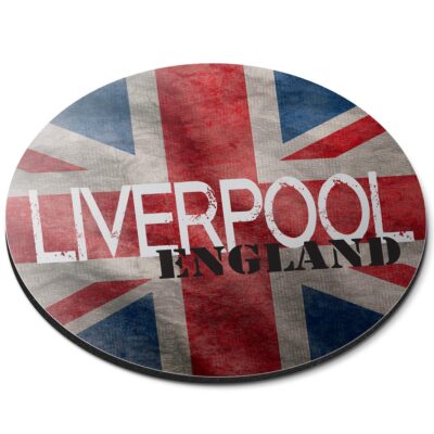 Round Mouse Mat Liverpool England Flag Circle #61015 | eBay UK