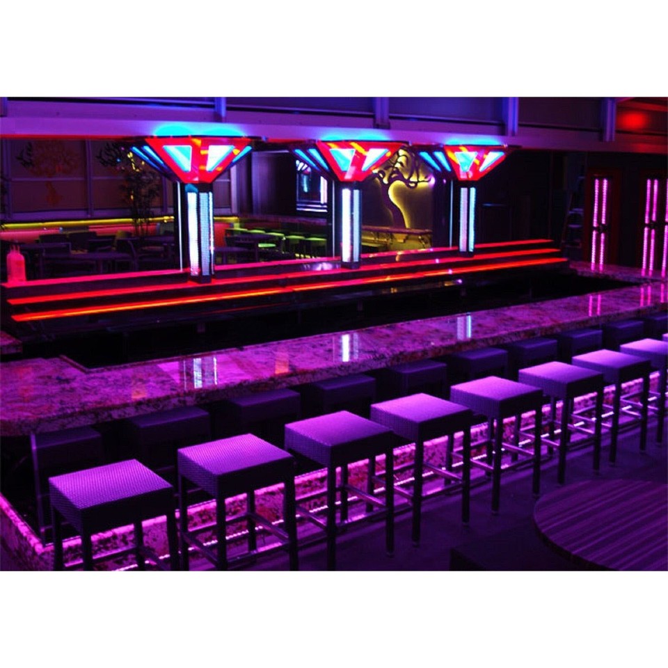 RGB LED Outdoor Backyard Patio Deck Yard Pool Bar Bbq Grill Cabana ...