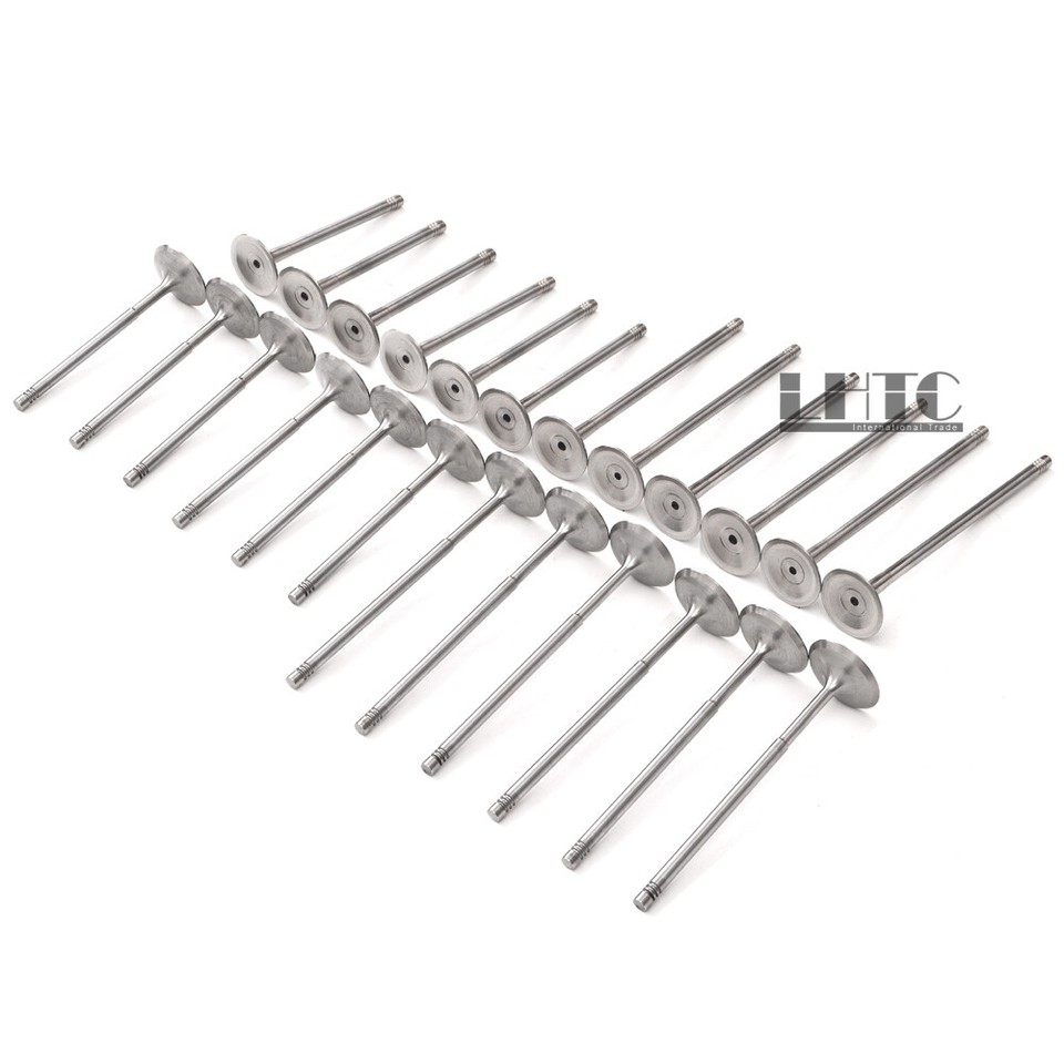 24x Intake Exhaust Inlet Outlet Valves For Audi VW Golf R32 Passat R36 ...