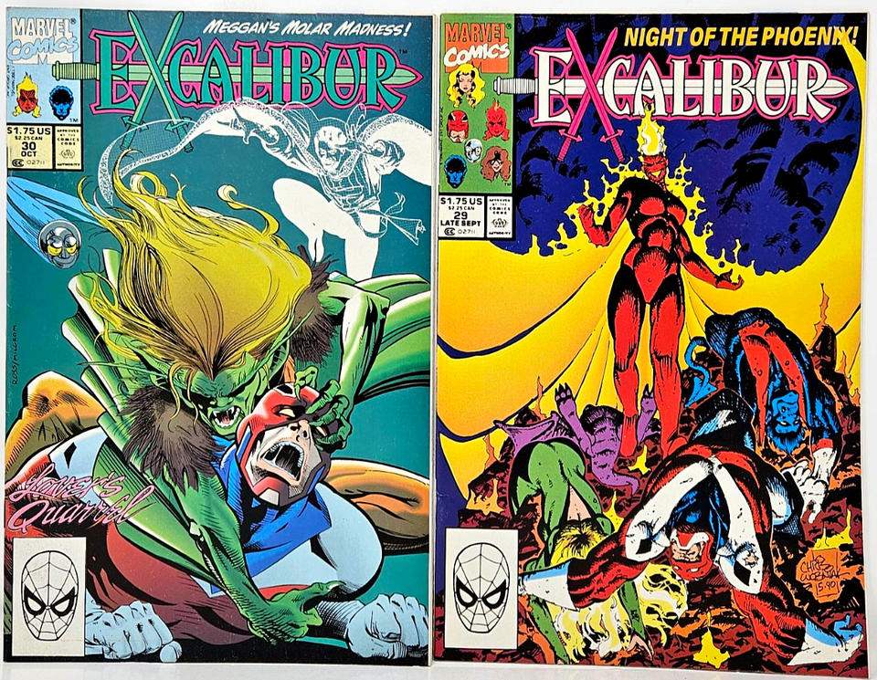 Run of 29 Marvel Comics Excalibur #11 thru 39 Dr. Doom Iron Man X-Men ...