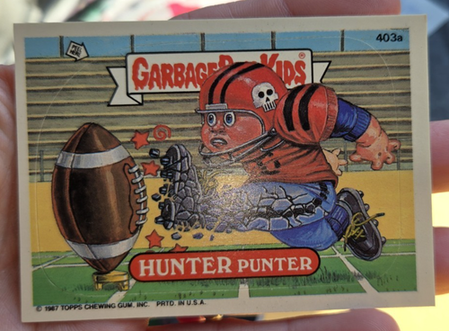 GARBAGE PAIL KIDS Hunter Punter Topps 1987 Sticker #403a | eBay