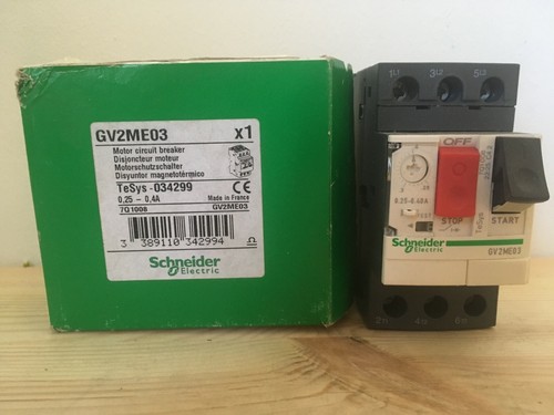 Schneider GV2ME03 Motor Circuit Breaker * New in box * | eBay