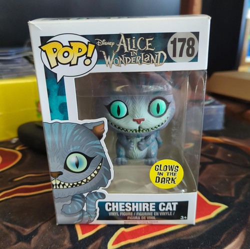 VINYLE FUNKO POP - chat du Cheshire - 178 - Disney - Glow | eBay