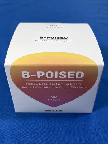 Maelys B-Poised Neck & Décolleté Firming Cream 50mL NEW Sealed Exp 04/ ...